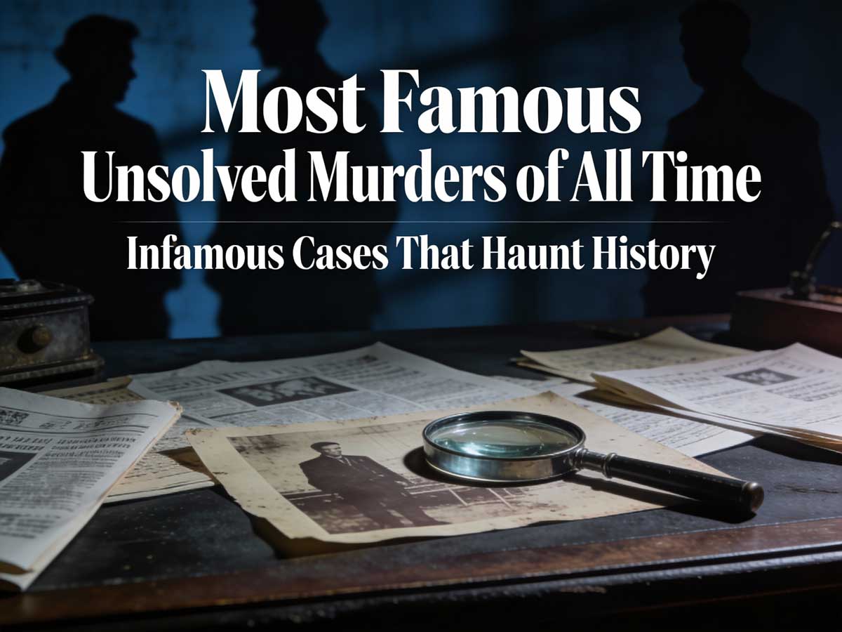 Most Famous Unsolved Murders of All Time - Exploring Life's Mysteries